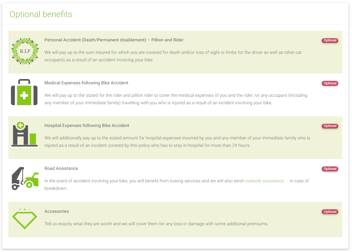 Comprehensive Motorcycle Insurance | Buy Insurance Online